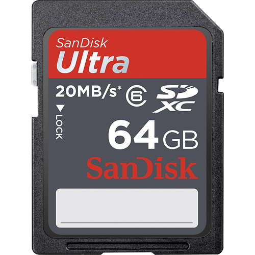 SanDisk Ultra 64GB Secure Digital Extended Capacity Memory Card $40 ...