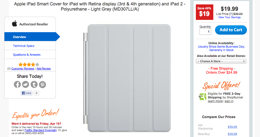 Apple’s iPad Smart Covers up to 61% off, starting at $20, $27 for ...