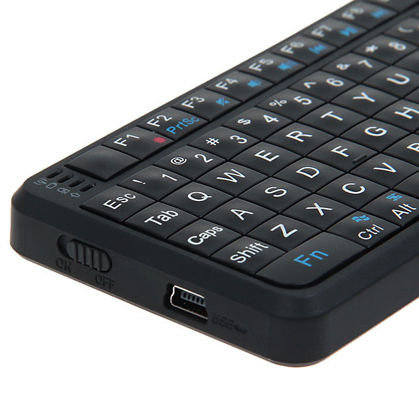 Bluetooth Mini Keyboard with Multimedia Remote Control Touchpad: $19 ...