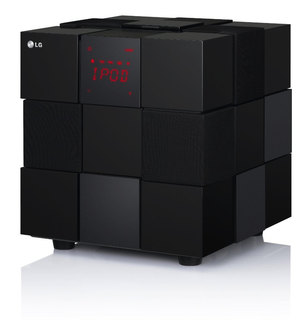 LG iPhone/iPad docking speaker/FM/alarm clock with Airplay and ...