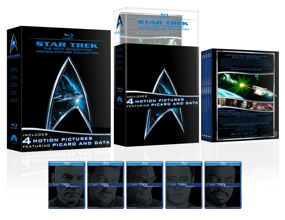 Star Trek: The Next Generation Motion Picture Collection (Blu-ray) $20 ...
