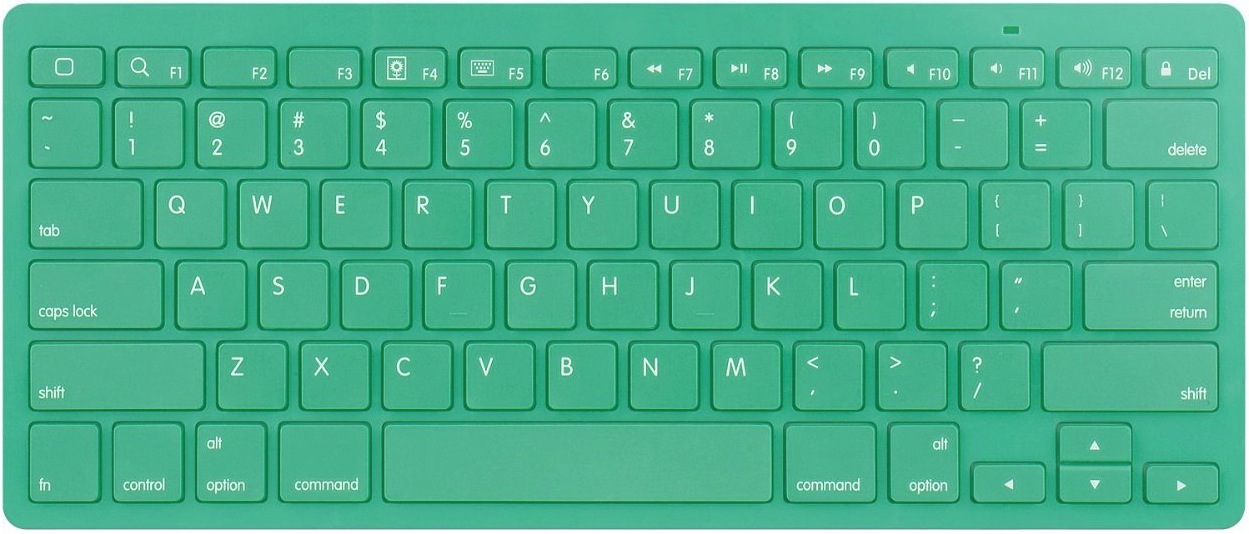 ColorKeys bluetooth keyboard for iPad, iPhone, Mac, PC (multiple colors ...