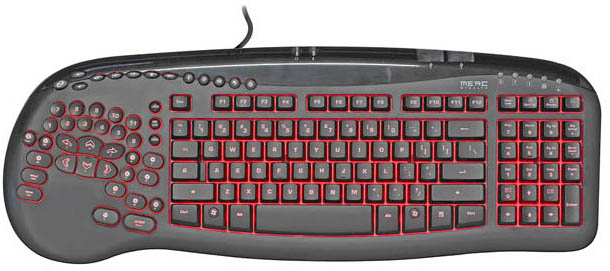 SteelSeries Merc Stealth Backlit Programmable Gaming Keyboard $25 shipped