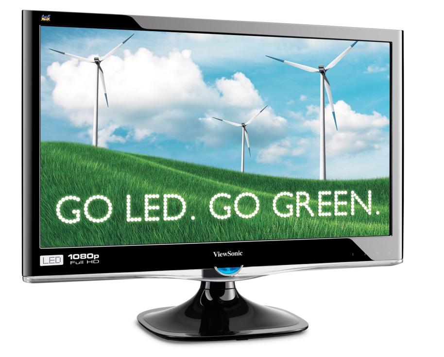 ViewSonic 22" 1080p flat panel LED monitor with built-in speakers $100 ...