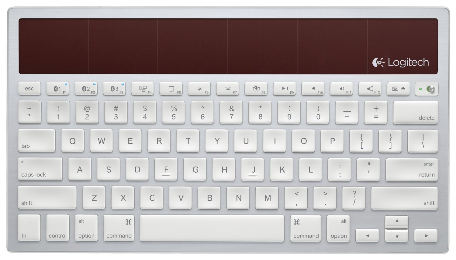 Logitech K760 Wireless Bluetooth Solar Keyboard for Mac/iPhone/iPad $50 ...
