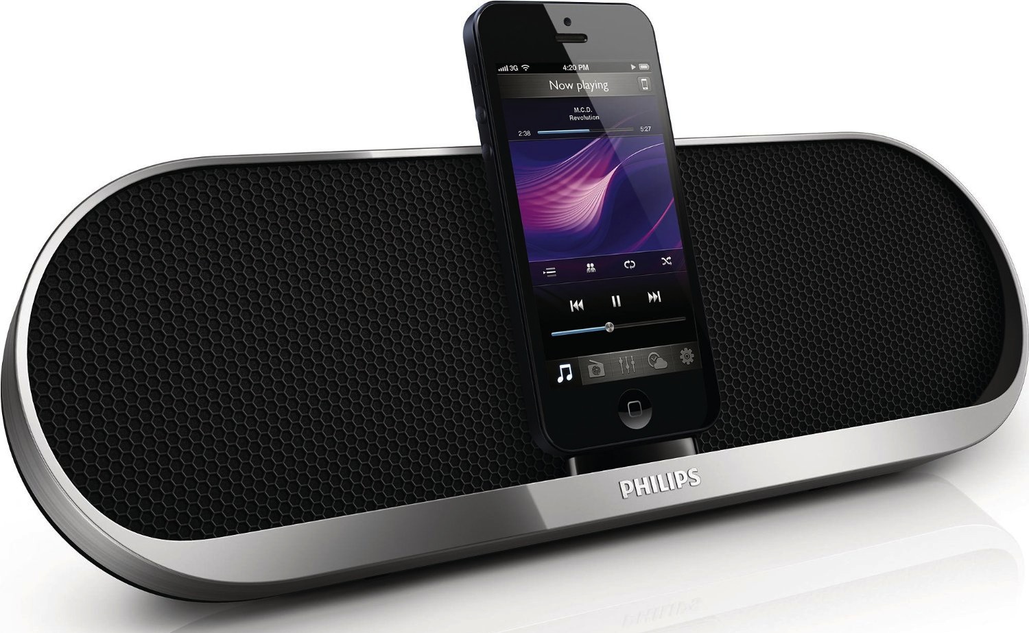 Philips Bluetooth Wireless Speaker with Fast Charging Lightning Dock ...