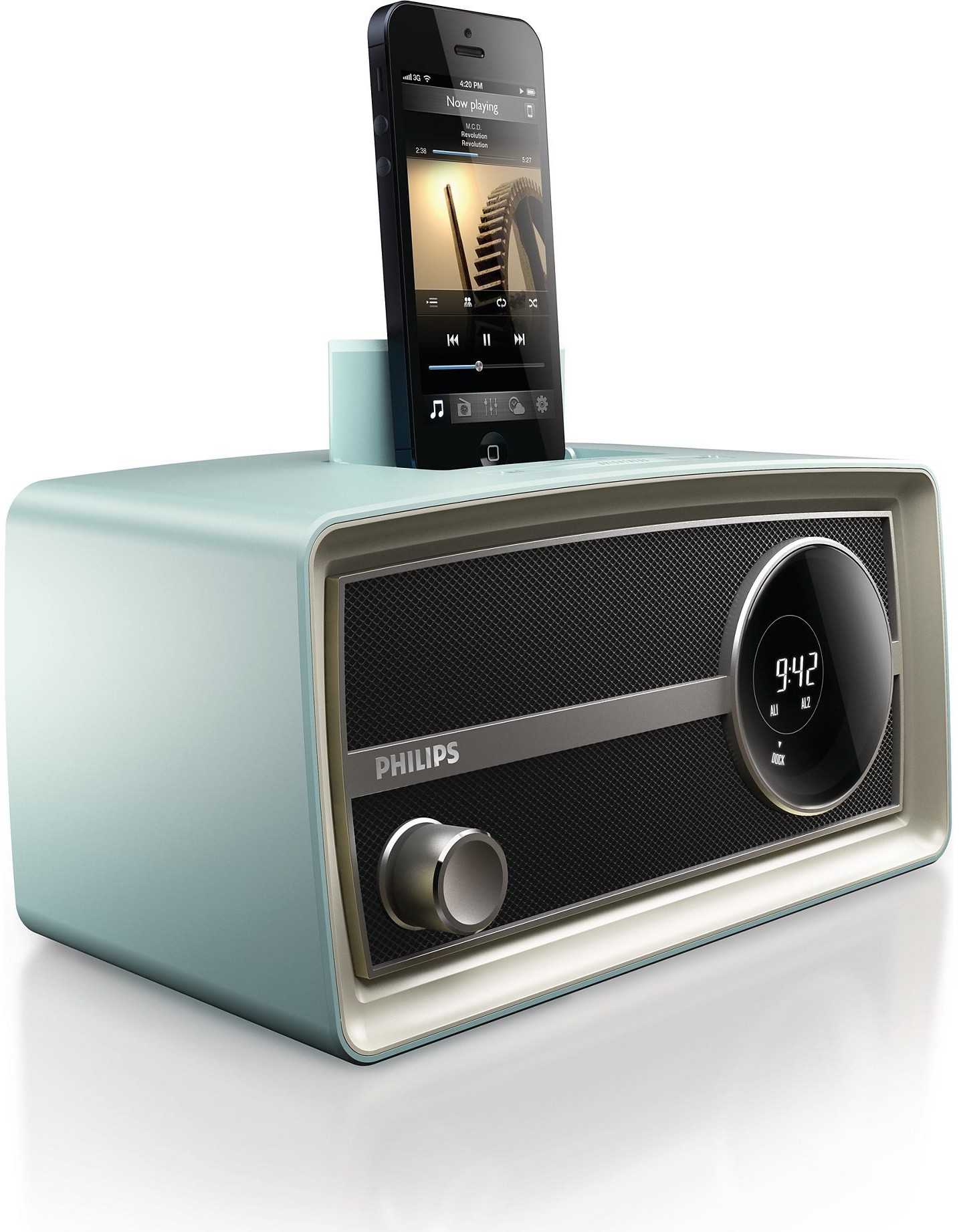 Philips Classic Clock/Radio/iPhone/iPod 30-pin dock: $50 shipped (half off)