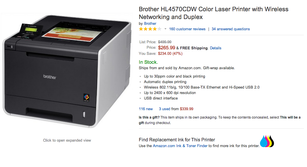 Network Laser Printers: Canon all-in-one monochrome $95 (Reg. $199 ...