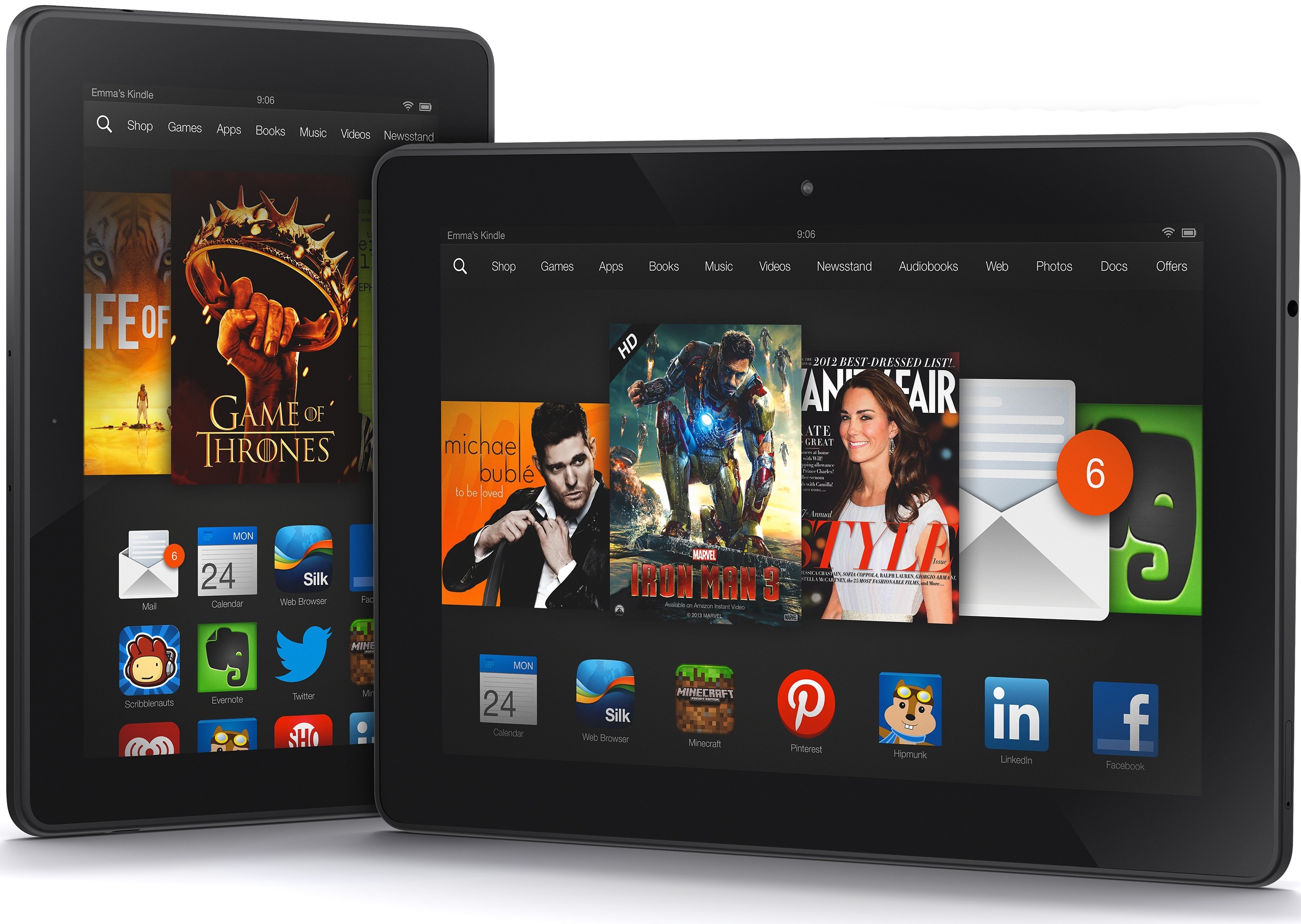 Certified Refurbished Kindle Fire HD Tablet, Previous Generation, $89 ...