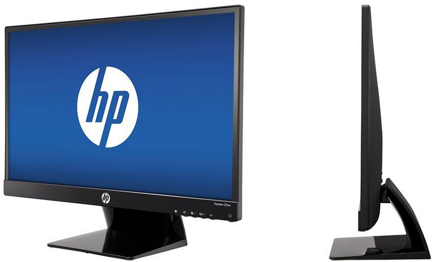 HP Pavilion 21.5" IPS 1080P HD Monitor w/HDMI/DVI/VGA input: $110 ...