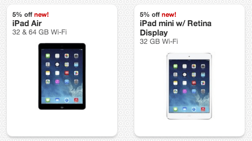 Target Apple Deals: Free $50 gift card and 5% discount on iPad Air ...