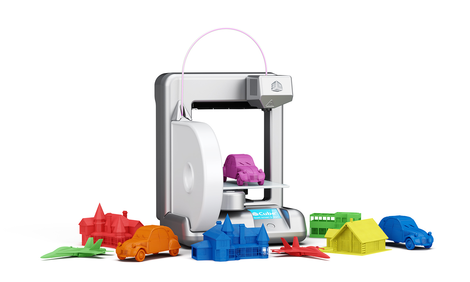 3DSystems Cube Personal 3D Printer (2nd Gen) in Silver: $1000 shipped ...