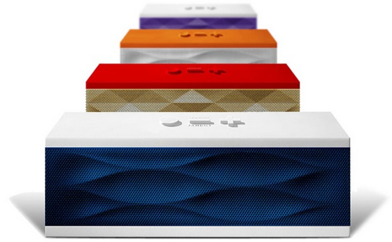 Jawbone Jambox portable Bluetooth speaker/mic in a variety of colors ...