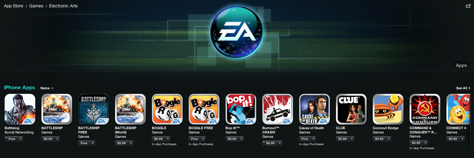 EA offers up to 90% off 55+ of its most popular iOS titles