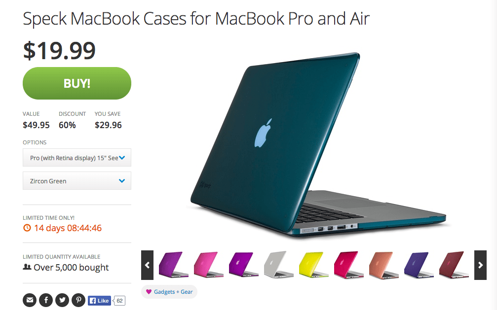 Speck MacBook Pro and Air laptop cases in multiple colors: $20 + $4 ...