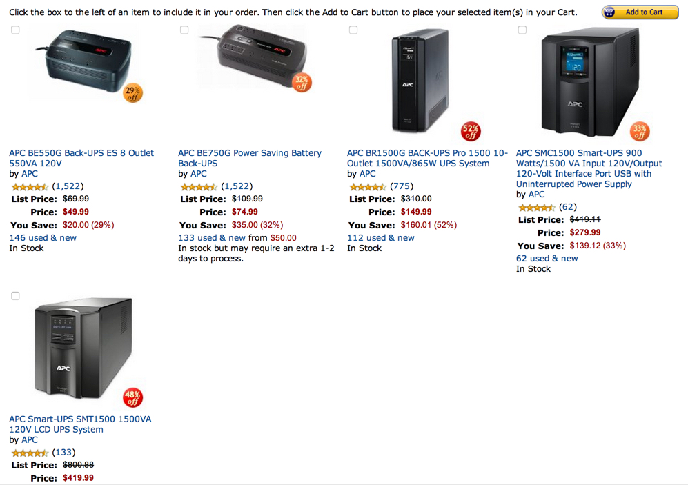 APC back-up power supply deals: up to 50% off top-rated products