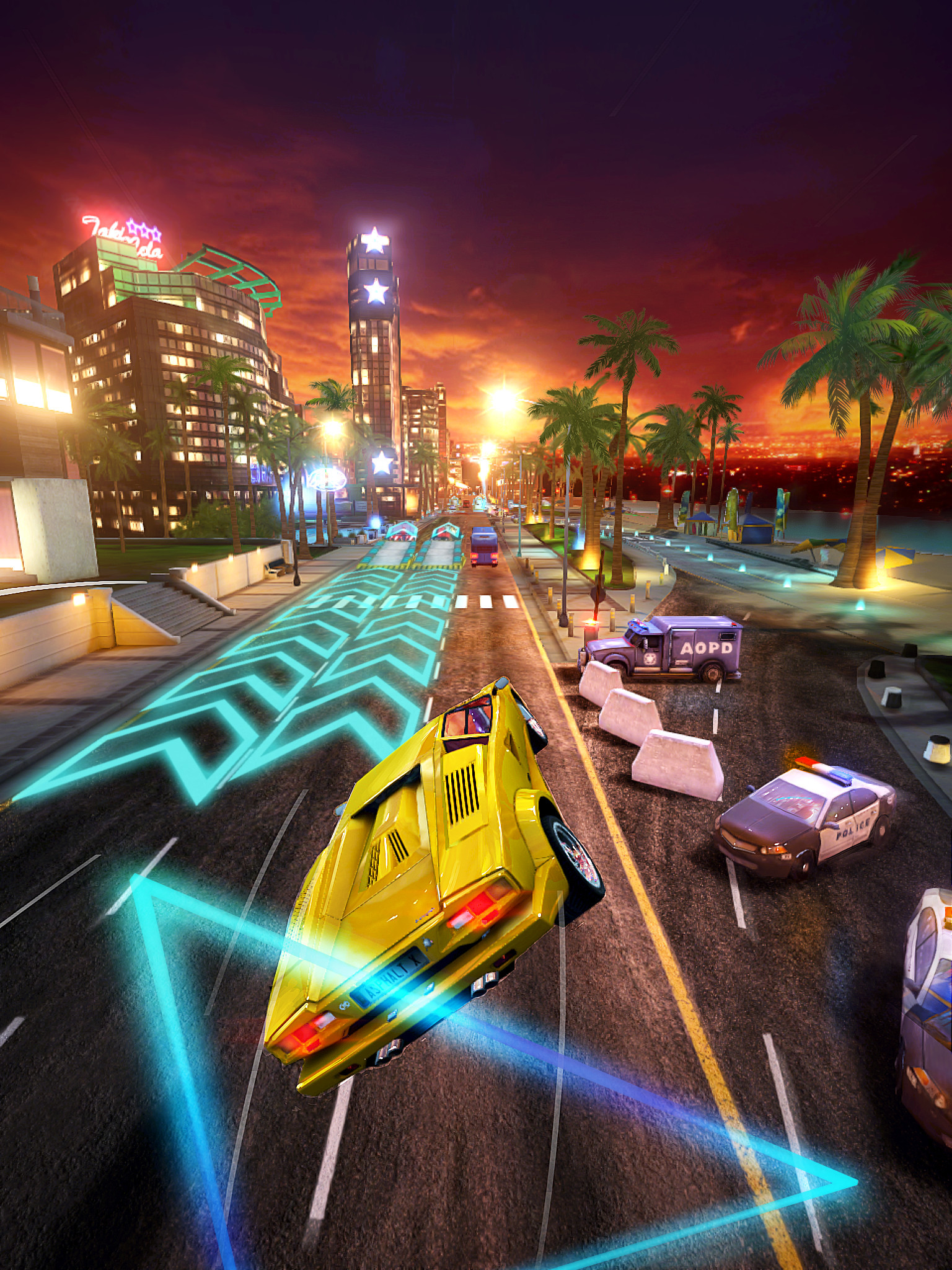 Gameloft's new 80's inspired Asphalt Overdrive lane racer now availble ...