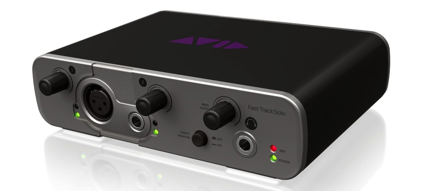 Avid Fast Track Solo audio interface with Pro Tools Express $86 shipped ...