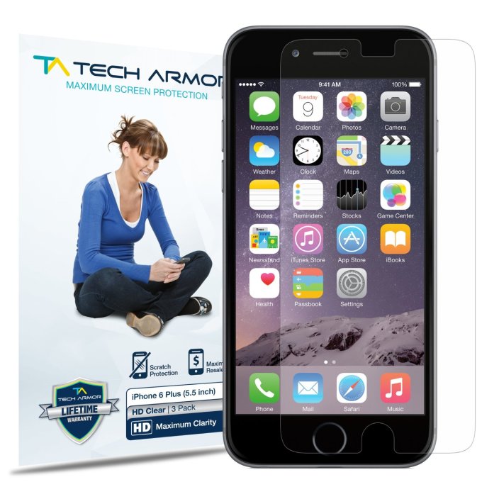 Tech Armor iPhone 6 Plus screen protector $1 shipped (Reg. $7)