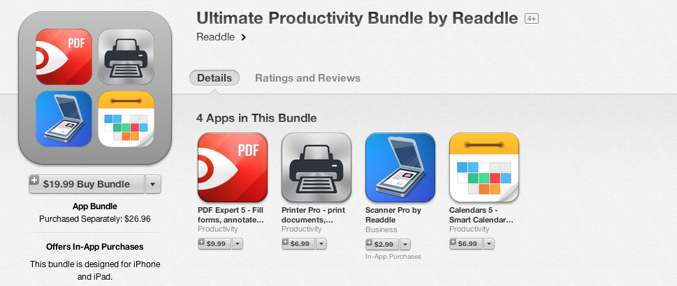 New iOS 8 app bundles offer popular apps/games at discounted prices