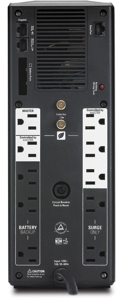 APC Power Saving Back-UPS Pro 1500VA Uninterruptible Power Supply: $150 ...