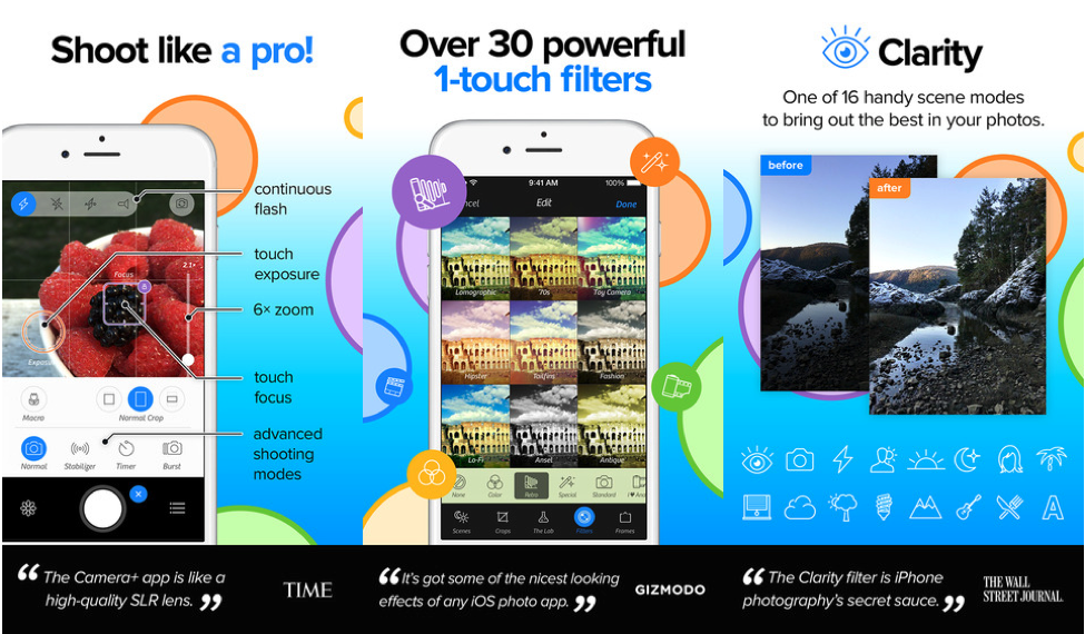 Camera+ for iOS now available for free inside the Apple Store app ($2. ...