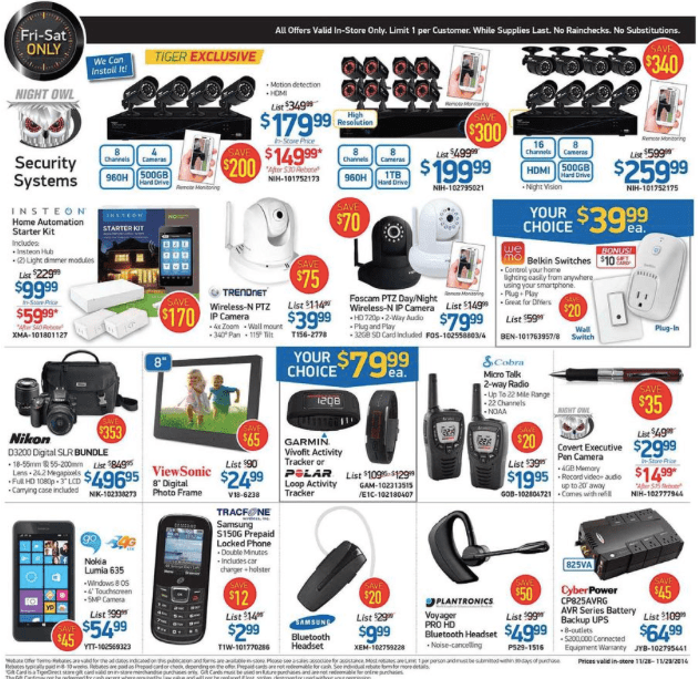 TigerDirect in-store Black Friday: Belkin WeMo, Microsoft Xbox One ...
