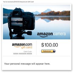 Spend $25 in Amazon Camera Gift Cards, Get an Additional $25 to Spend ...