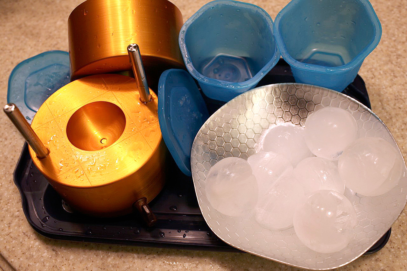 Kitchen Tech: Magical ice ball makers transform everyday drinks into ...