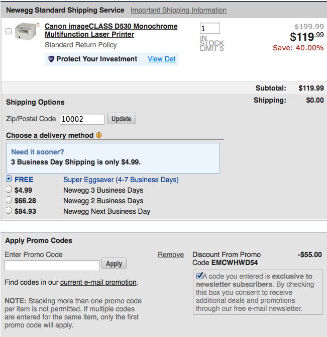 Canon imageCLASS D530 Monochrome Multifunction Laser Printer: $65 ...
