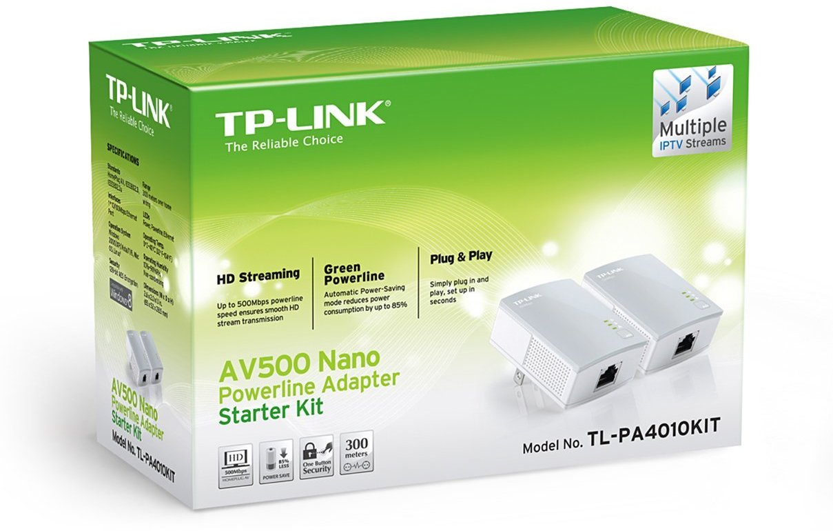 TP-LINK AV500 Nano Powerline Adapter Starter Kit $30 Prime shipped ...
