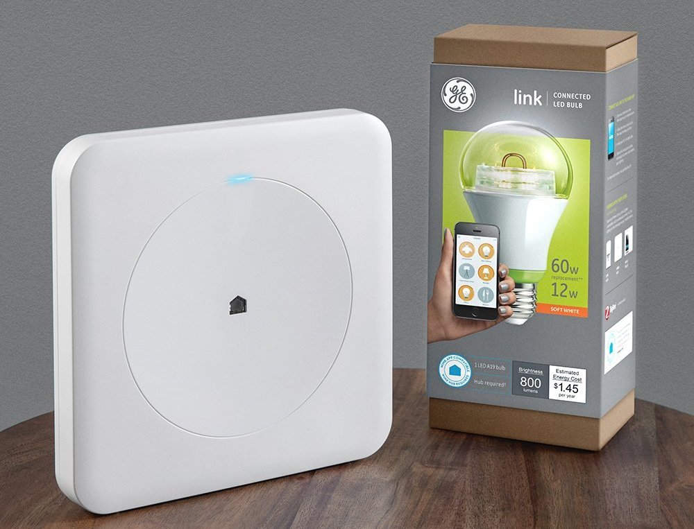 Wink Smart Home Hub and GE Link Wireless White LED Light Bulb: $16 ...