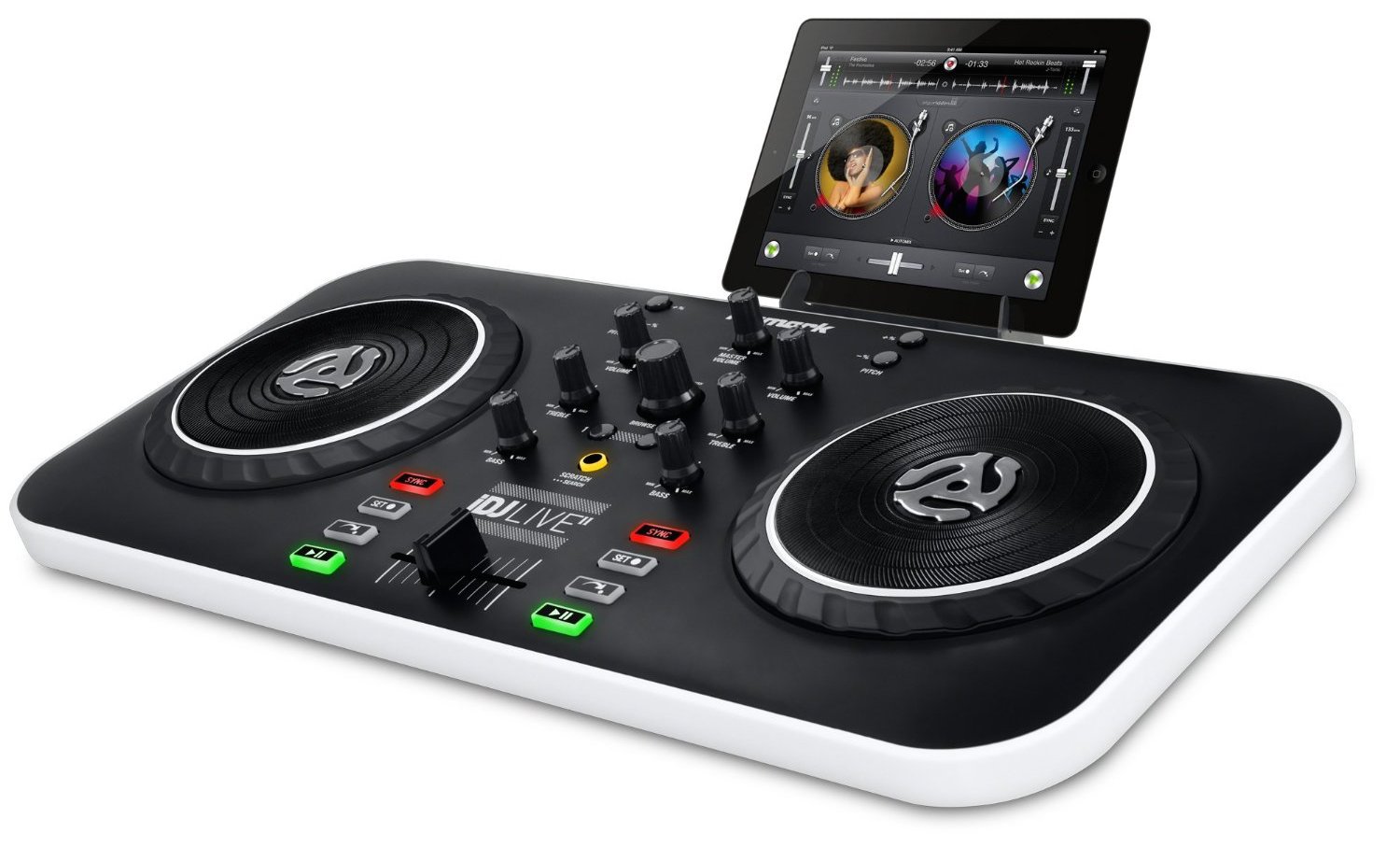 Numark iDJ Live II Lightning DJ Controller for Mac, PC, iPad, iPhone ...