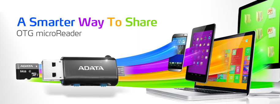 ADATA found an ingenious home for a microSD card on its new microReader