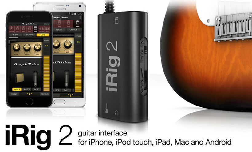 IK's new iRig 2 guitar/instrument audio interface for iOS, Mac ...