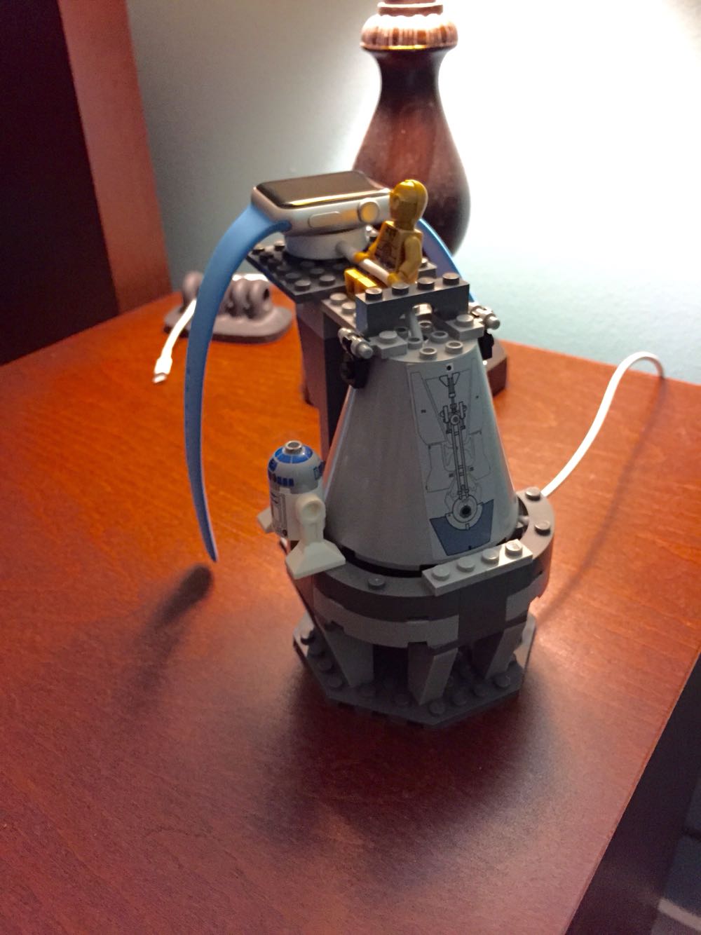 Everything is awesome with this Apple Watch stand made of LEGO