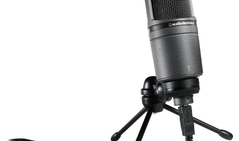 Podcast w/ a real mic: Audio-Technica AT2020USB Condenser USB ...