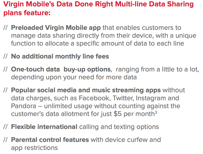 Data Done Right: Virgin Mobile offers single line plans with unlimited ...