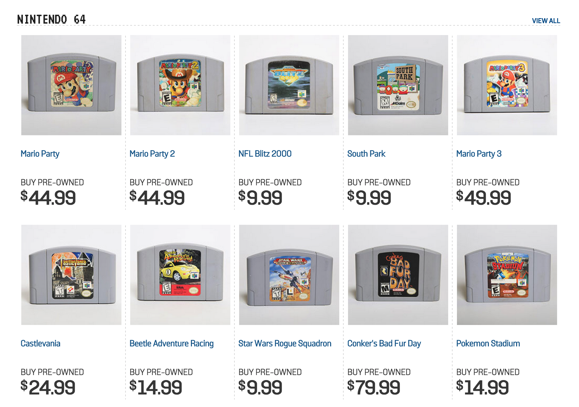 GameStop launches vintage games store and prices are all over the place