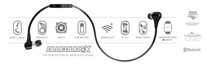 JayBird BlueBuds X Sport Bluetooth Headphones for $110 shipped (Reg. $170)