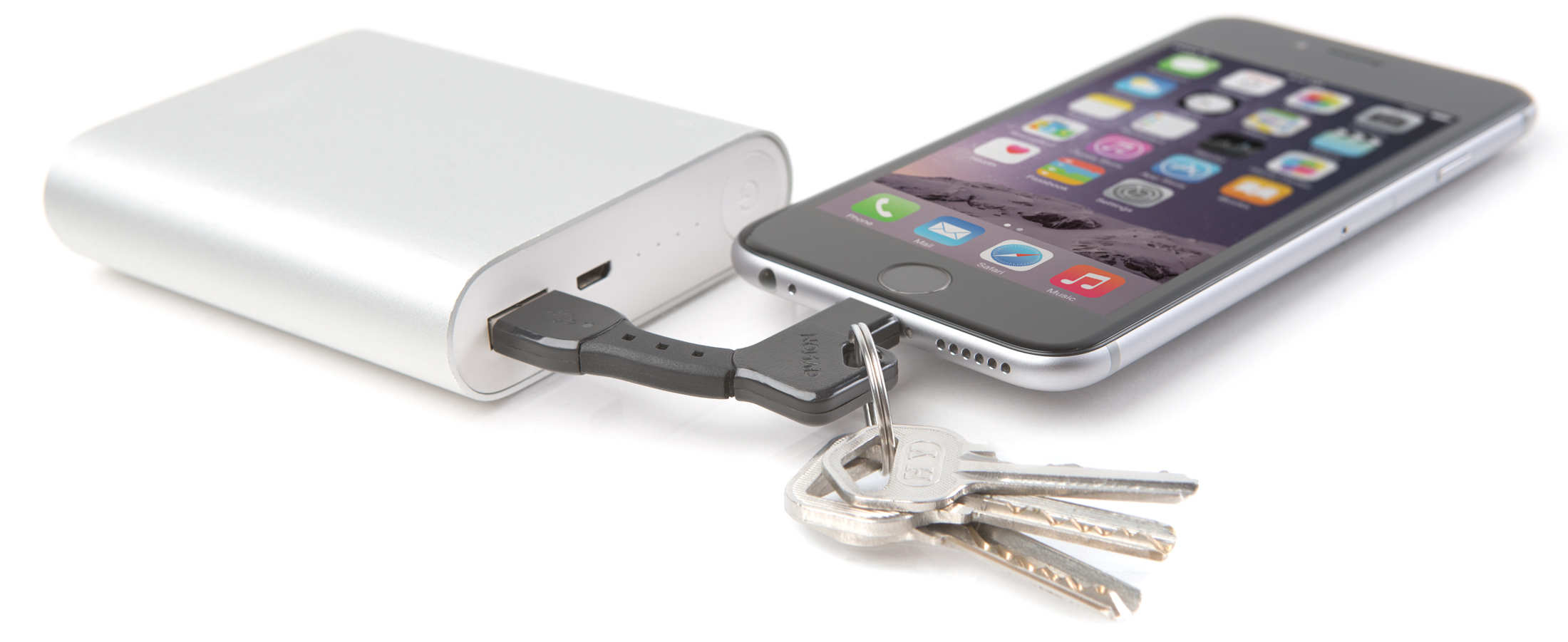Put a durable MFi Lightning cable on your keychain for $15 + $5 flat ...