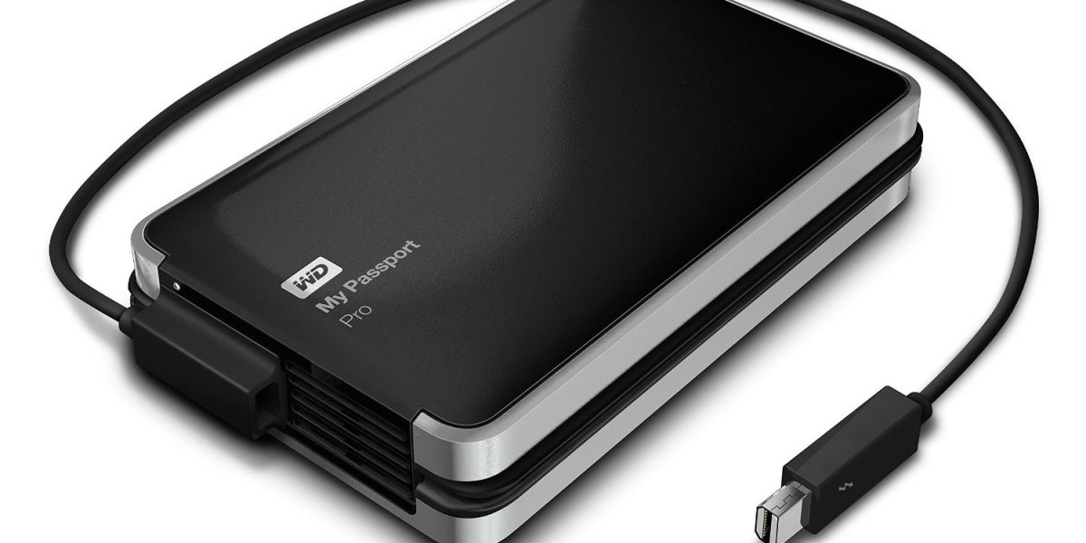 WD My Passport Pro 2TB portable RAID storage w/ integrated Thunderbolt ...
