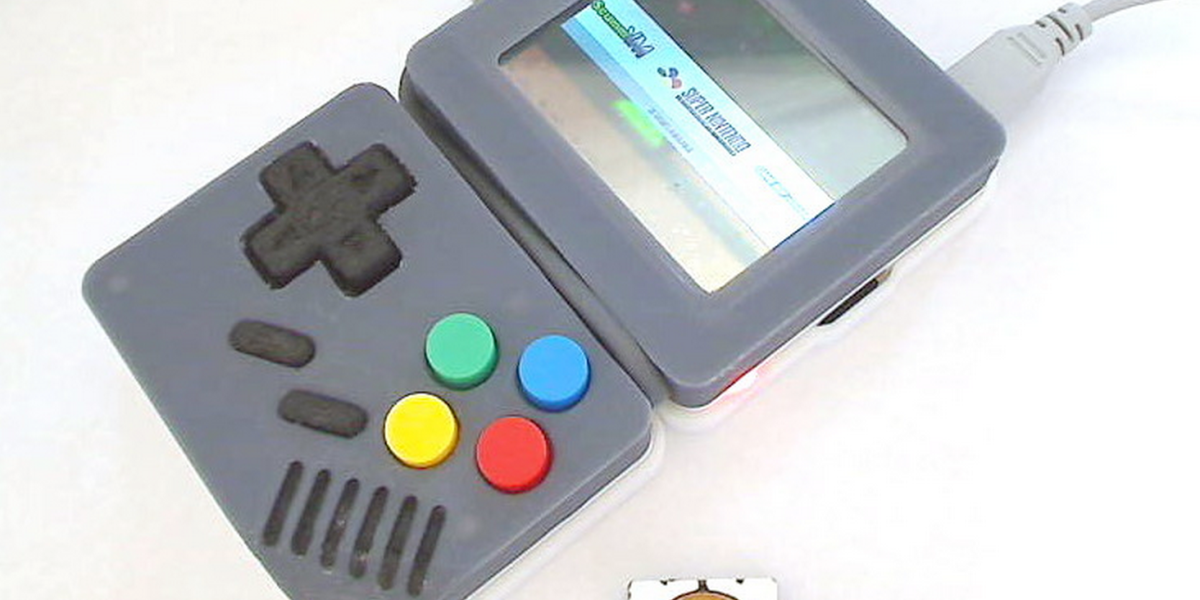 Make your own miniature 3D printed, Raspberry Pi-powered Game Boy emulator