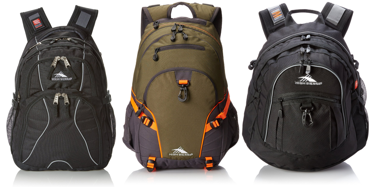 Amazon Gold Box - up to 50% off High Sierra backpacks starting under ...