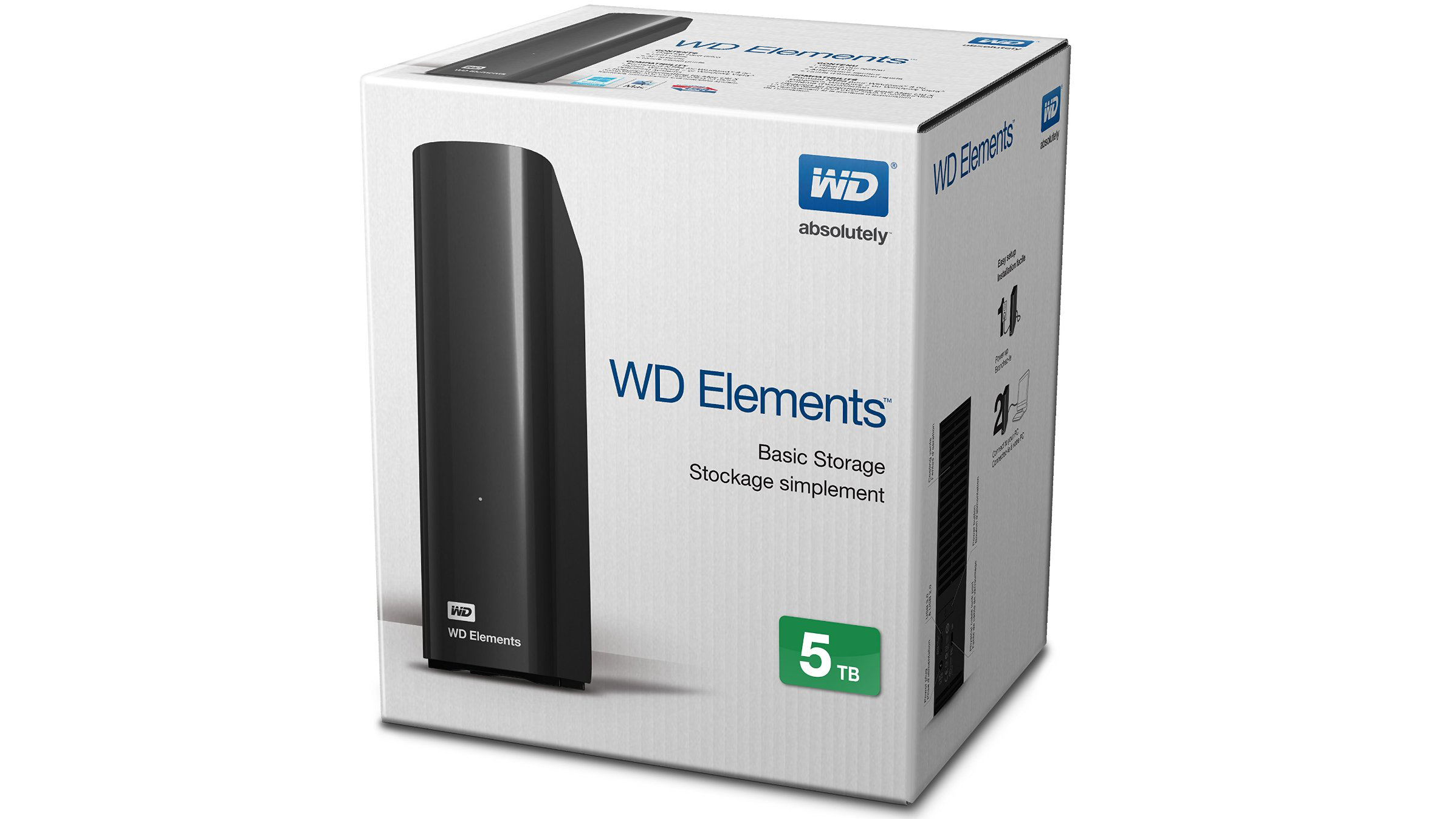 Western Digital 5TB USB 3.0 Desktop Hard Drive: $130 shipped (Orig. $200)