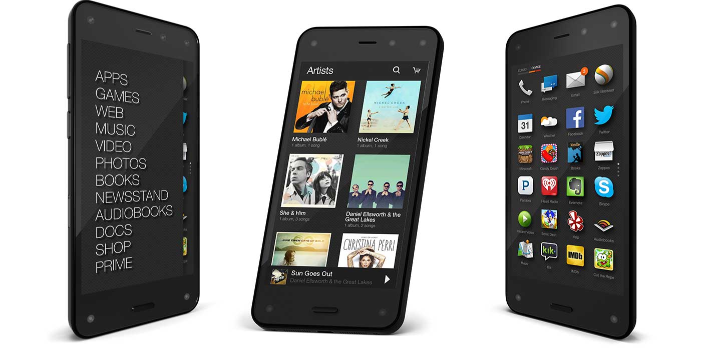 Amazon 32GB Unlocked Fire phone w/ 1-yr Prime: $120 (Orig. $545)