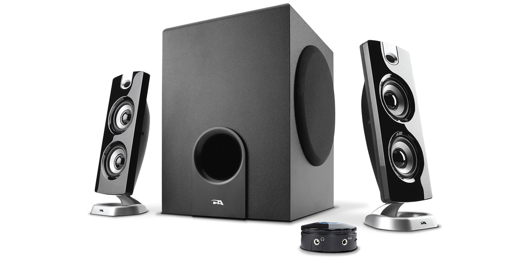 Cyber Acoustics 30-Watt Powered Computer Speakers with Subwoofer: $30 ...