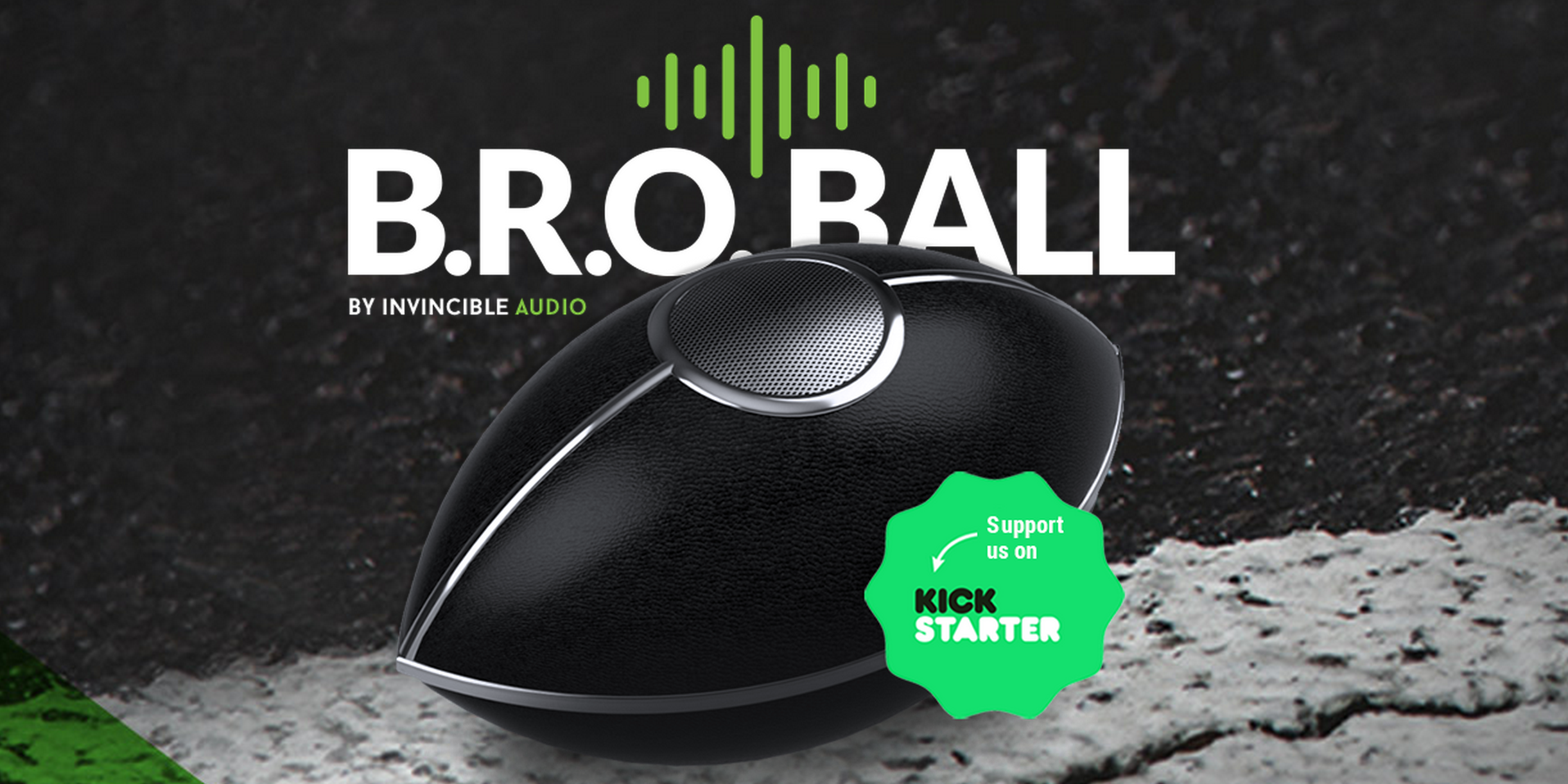BRO Ball combines Bluetooth audio and pigskin for the ultimate tailgate ...