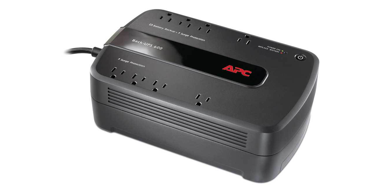 APC Back-up 8-outlet Power Saving UPS: $40 with in-store pick-up (Reg ...