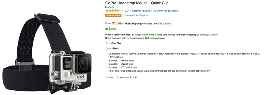 GoPro HERO bundles starting at $140, cases from $10, headgear from $7, more